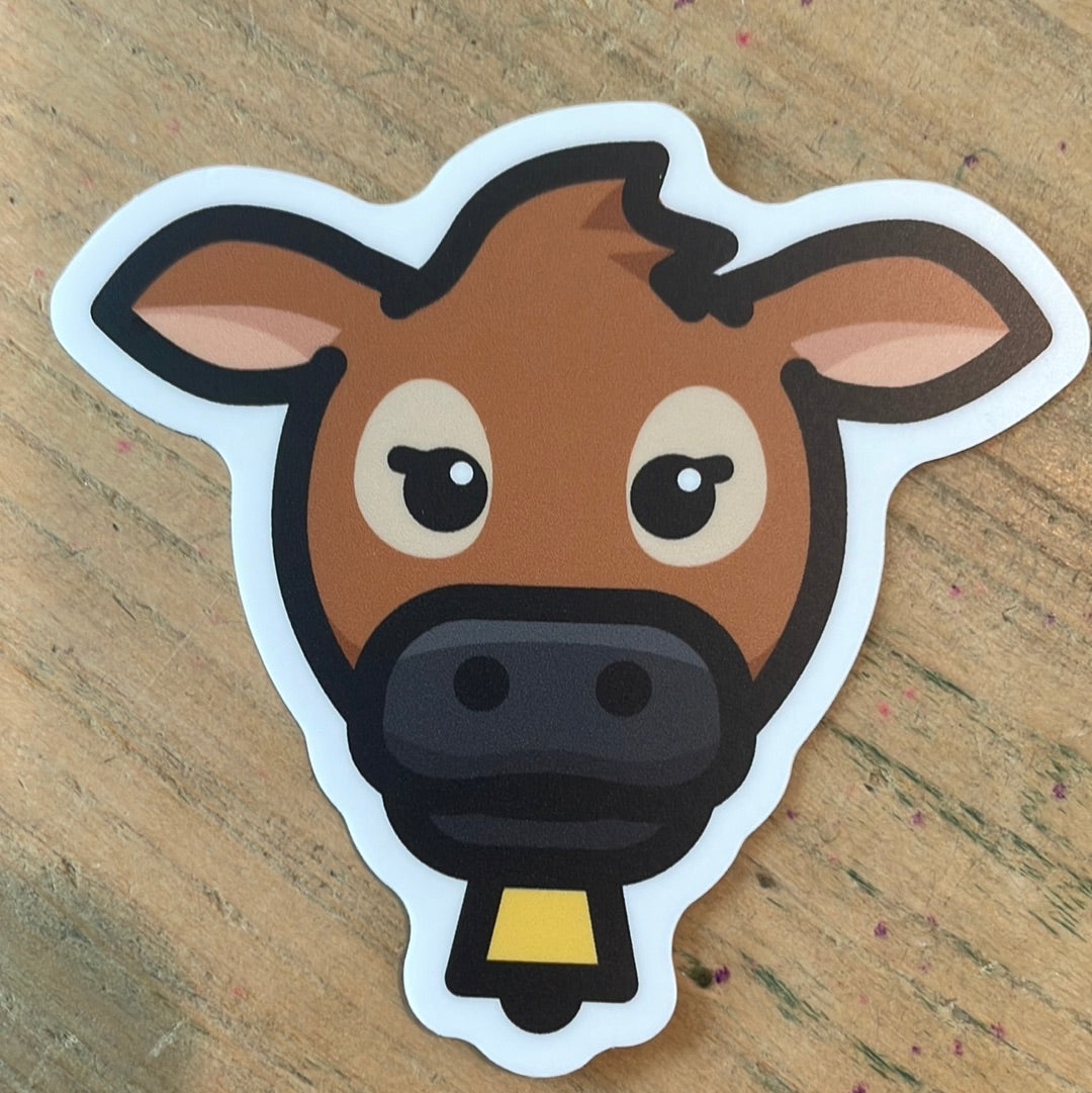 Jersey Cow Sticker – Munchkin Land Kids